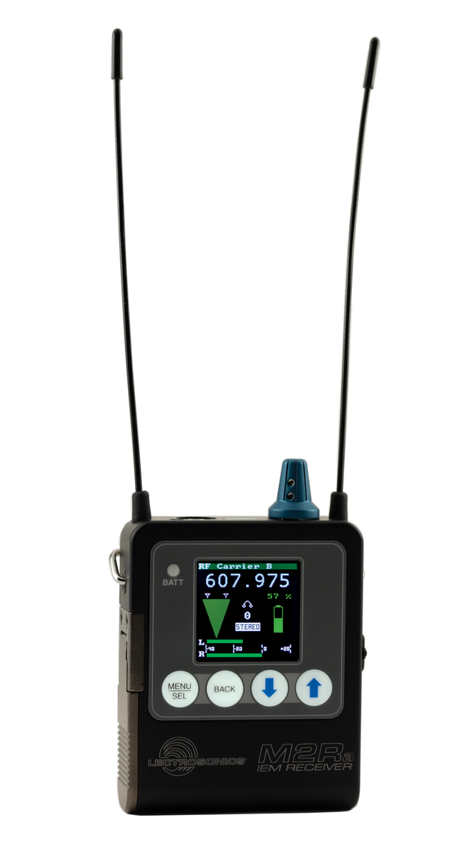 LECTROSONICS Kit M2 Duet System M2T Transmisor IEM/IFB con 4 Receptore – vicomarket