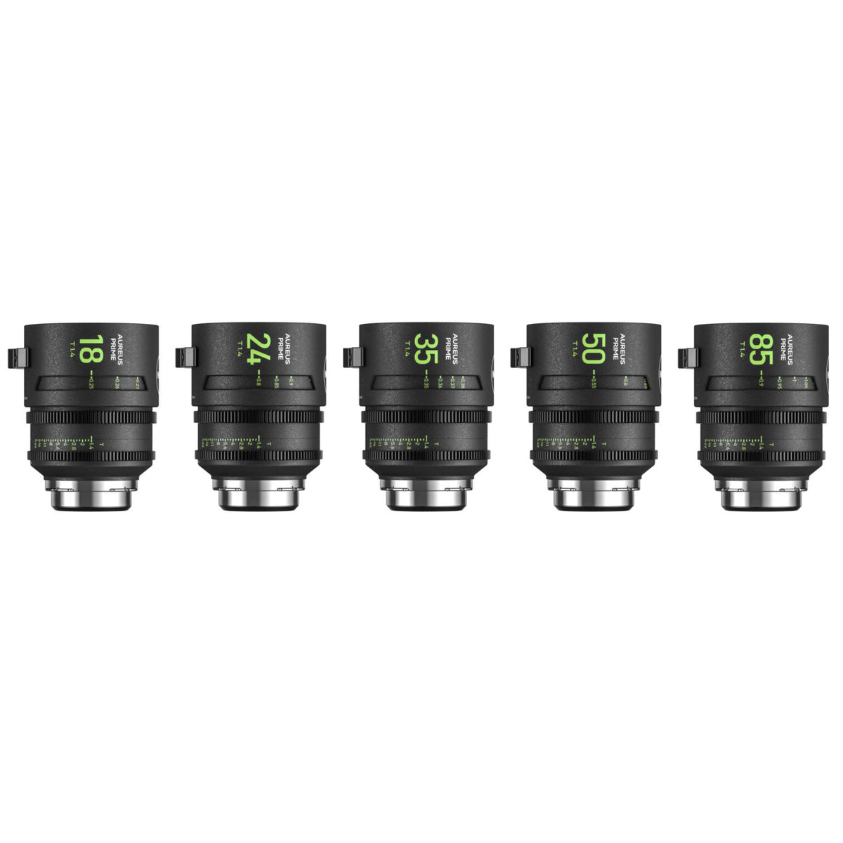 NiSi, Kit lentes de cine Aureus Prime Full Frame T1.4: 18, 24, 35, 50 ...